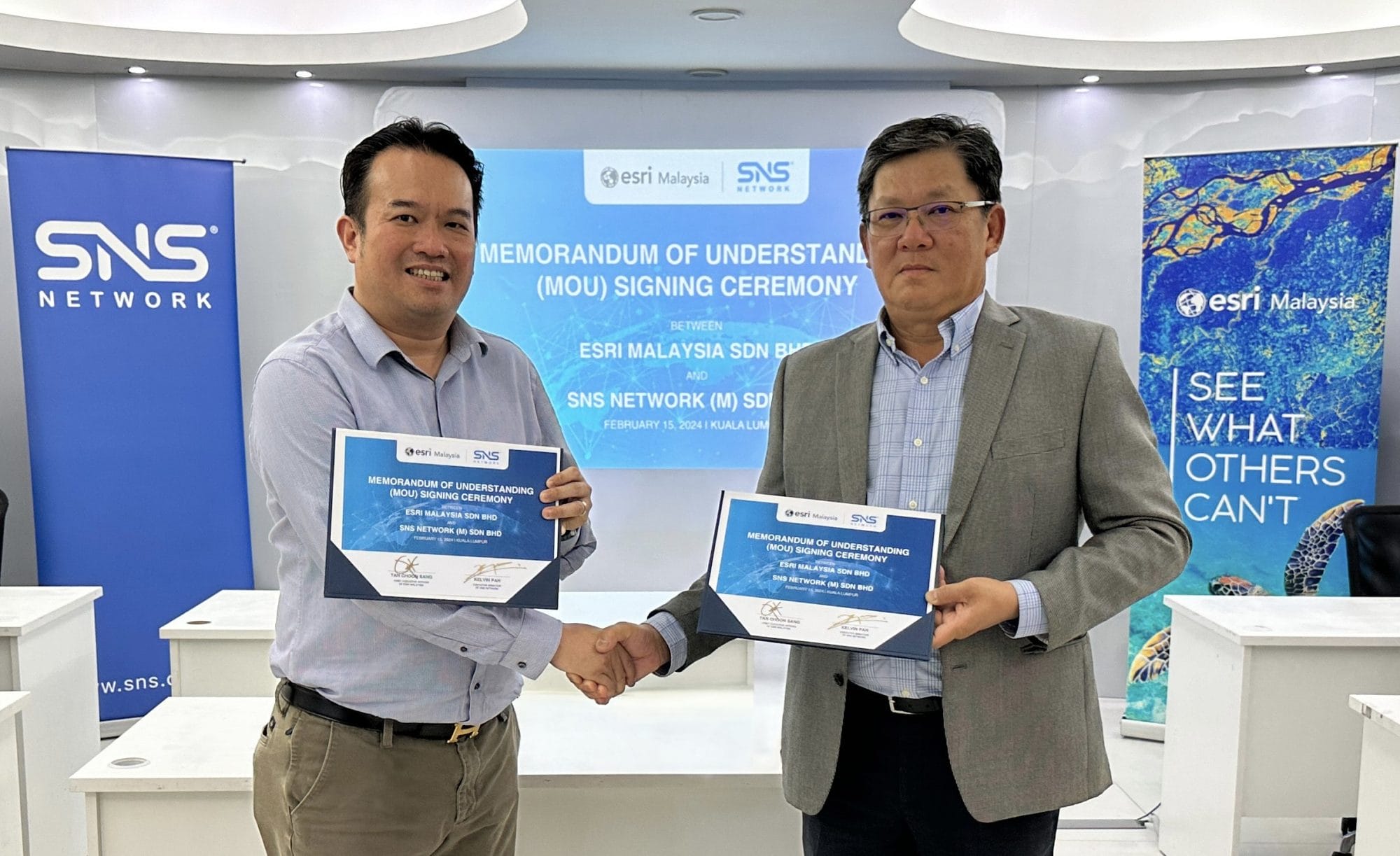 SNS Network Secures Deal To Provide Esri's Geospatial Solutions In Malaysia - BusinessToday
