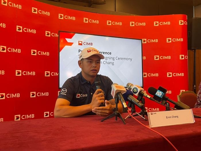 CIMB Sponsors Golfer Ervin Chang In Time For Malaysian Open