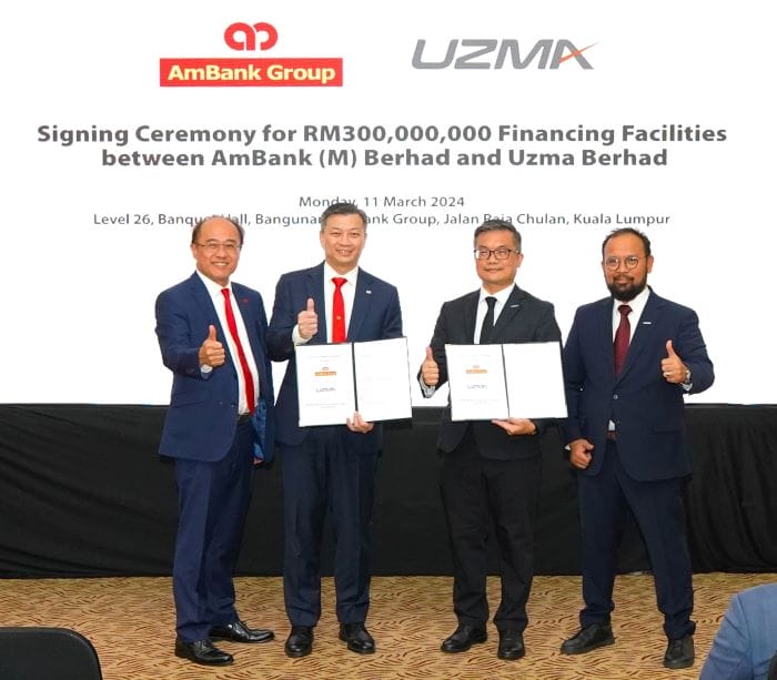 AmBank Grants Uzma RM300 Million Financing Facilities For Petronas Jobs