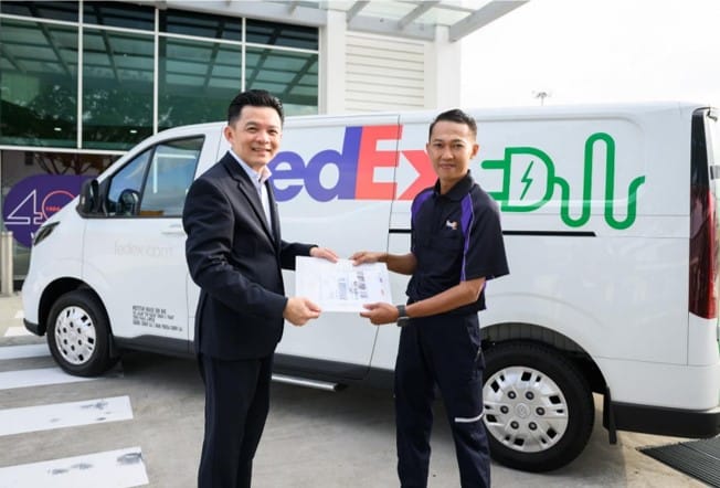 FedEx Makes First Zero Emission Cross Border Delivery From Msia