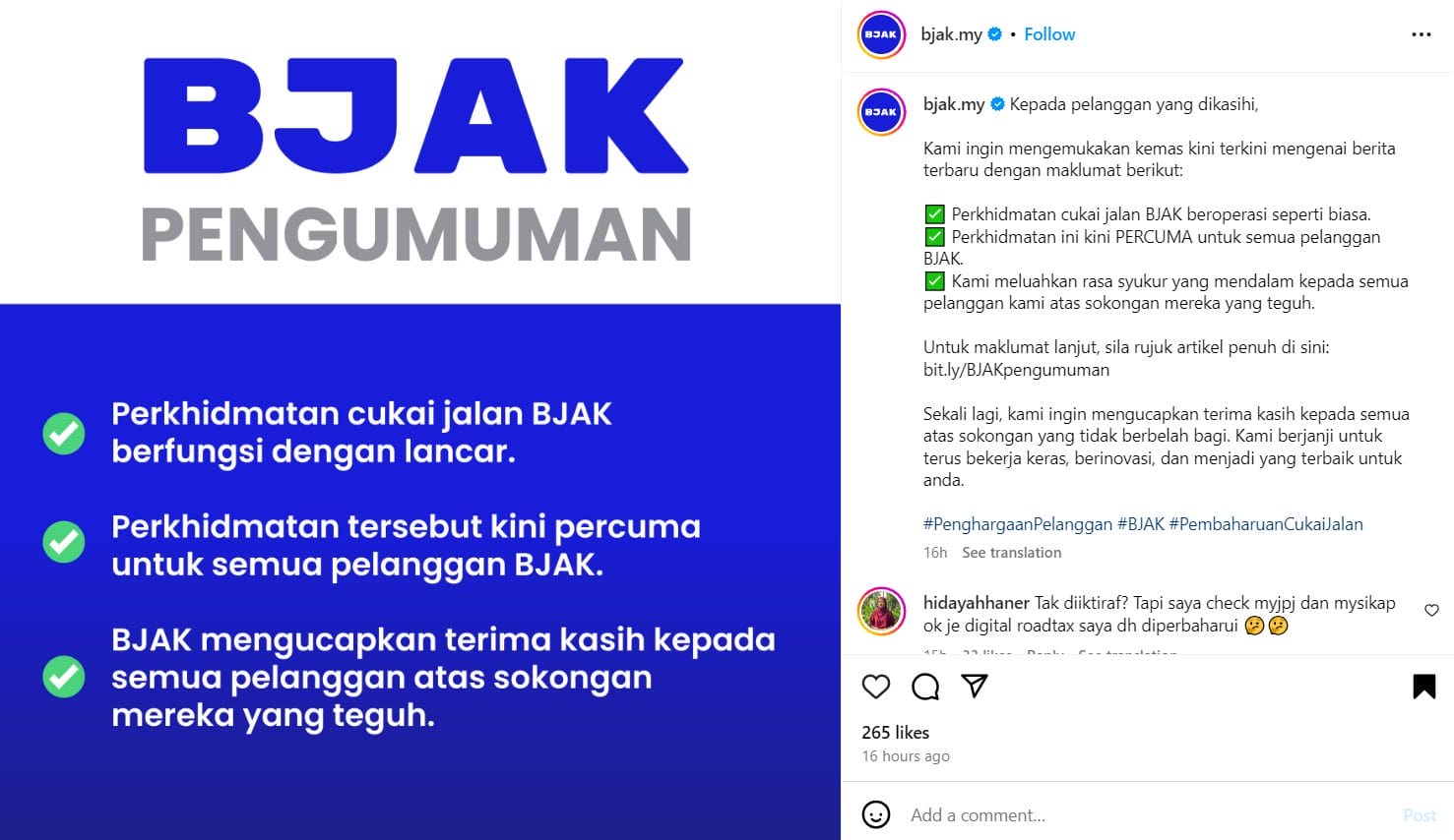 BJAK's Unauthorised And Free Road Tax Renewal Service Raises Eyebrows - BusinessToday