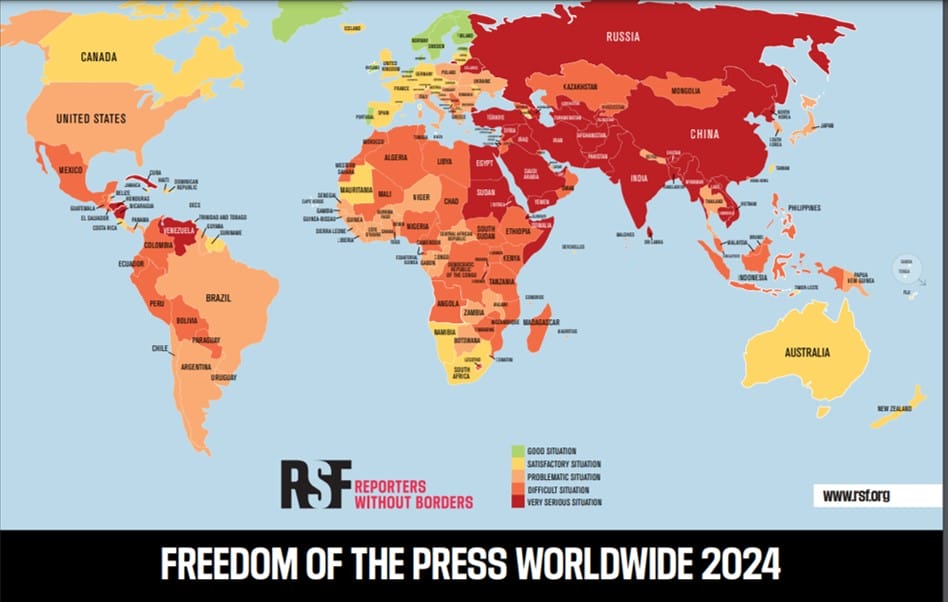 Malaysia At 107 In Press Freedom Index, RSF Says Govts Fail To Protect ...