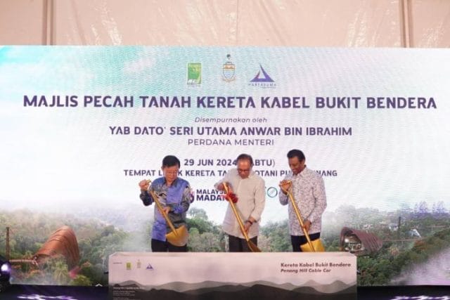 Work Starts On RM250 Million Penang Hill Cable Car System