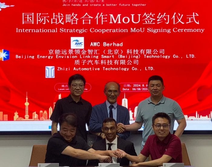 AWC Berhad Partners With Beijing Energy Envision, Zhizi Automotive For ...