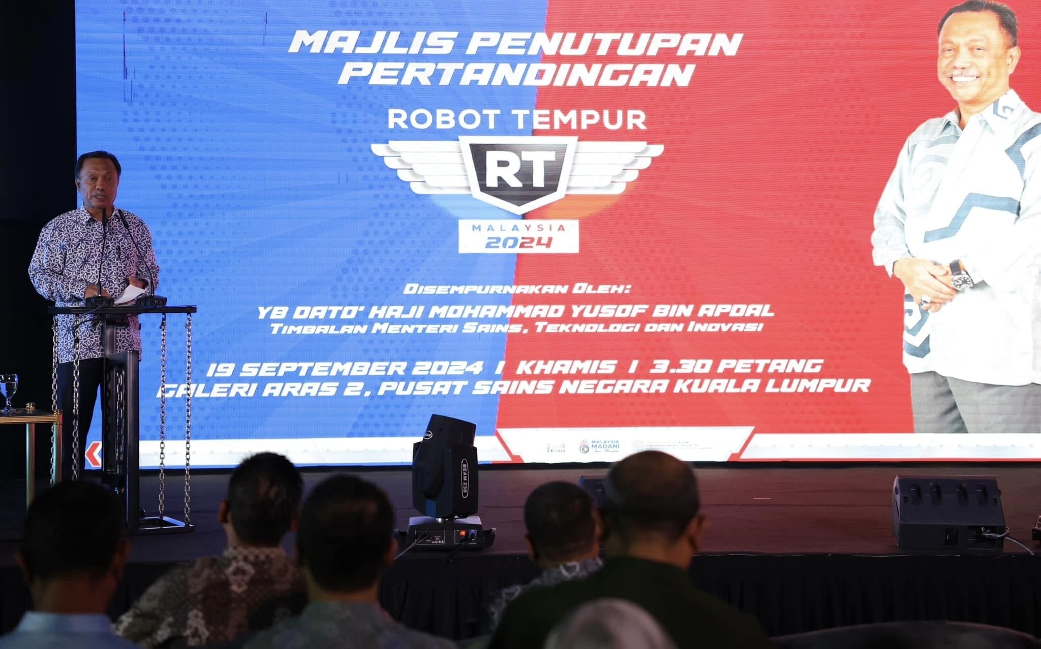MOSTI Plans ASEAN Combat Robot Competition For 2025 - Yusof Apdal ...