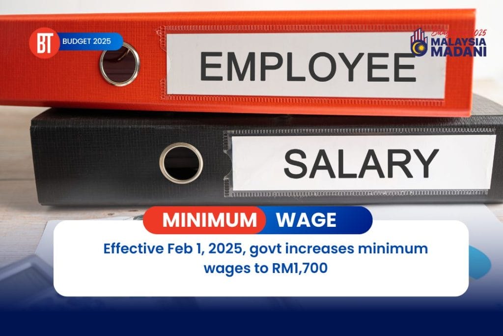 Govt Increases Minimum Wages To RM1,700 - BusinessToday