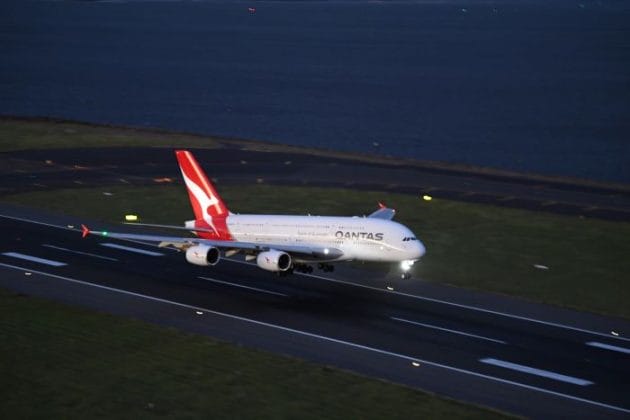 Qantas Aircraft Engine Explodes At Sydney Airport