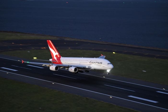 Qantas Aircraft Engine Explodes At Sydney Airport