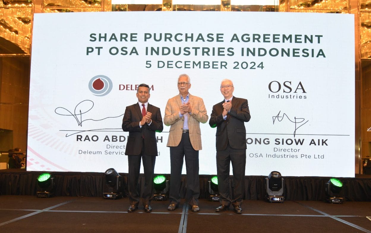 Deleum Acquires 70% Stake In PT OSA For US$7 Million - BusinessToday