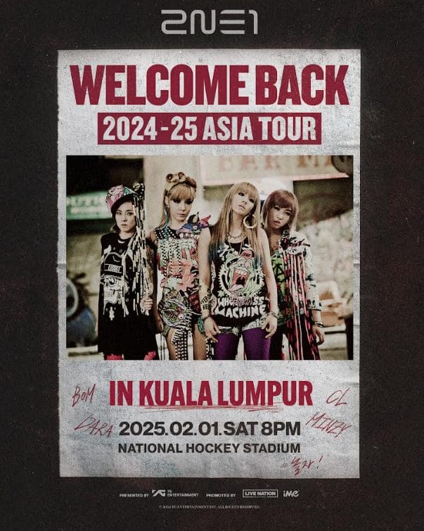 2NE1 Returns To Kuala Lumpur For ‘Welcome Back’ Asia Tour After 10 ...