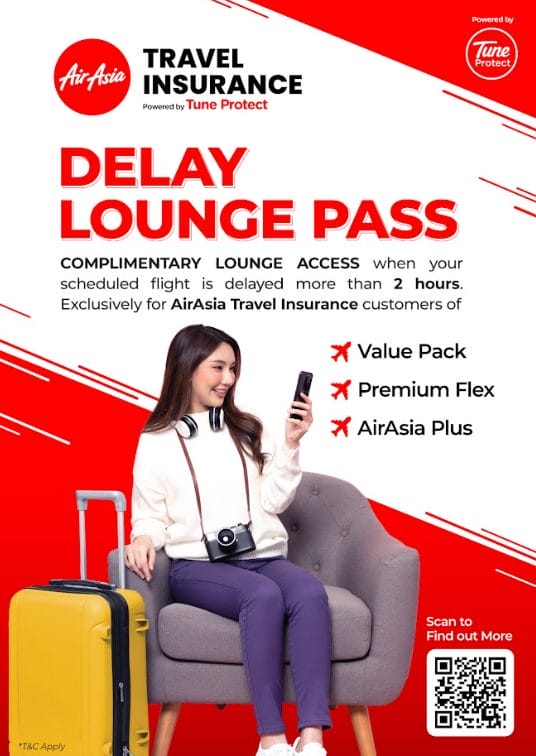 Tune Protect Introduces Delay Lounge Pass For AirAsia Travel Insurance ...