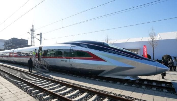 China Shows-Off Bullet Train Prototype Capable Of 450 kmph