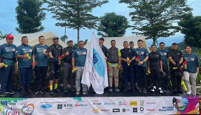 Strong Turn-Up For IJN-KHK Land Ride 4 Heart Cycling Event