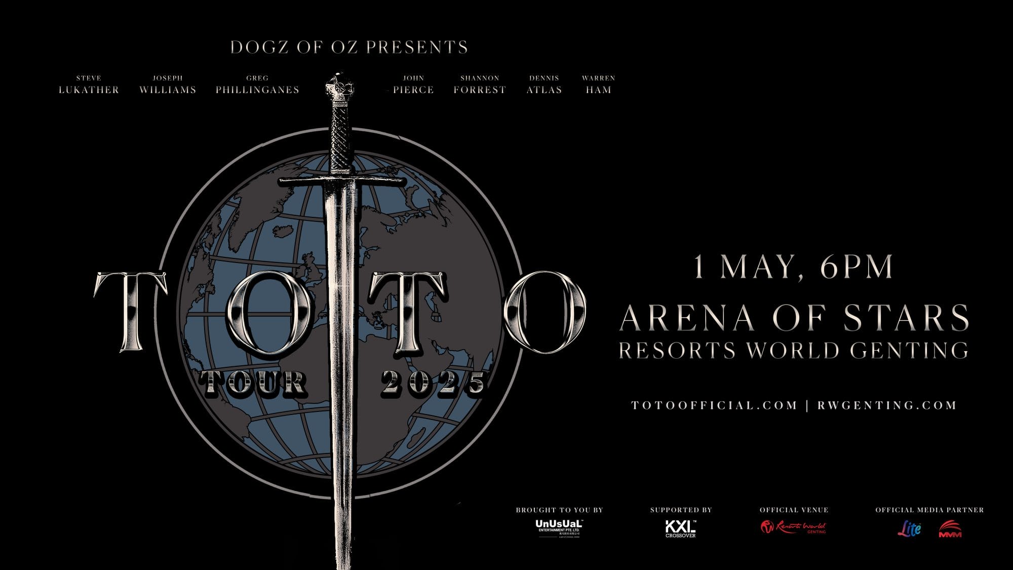 Toto's "Dogz of Oz Tour" Hits Resorts World Genting