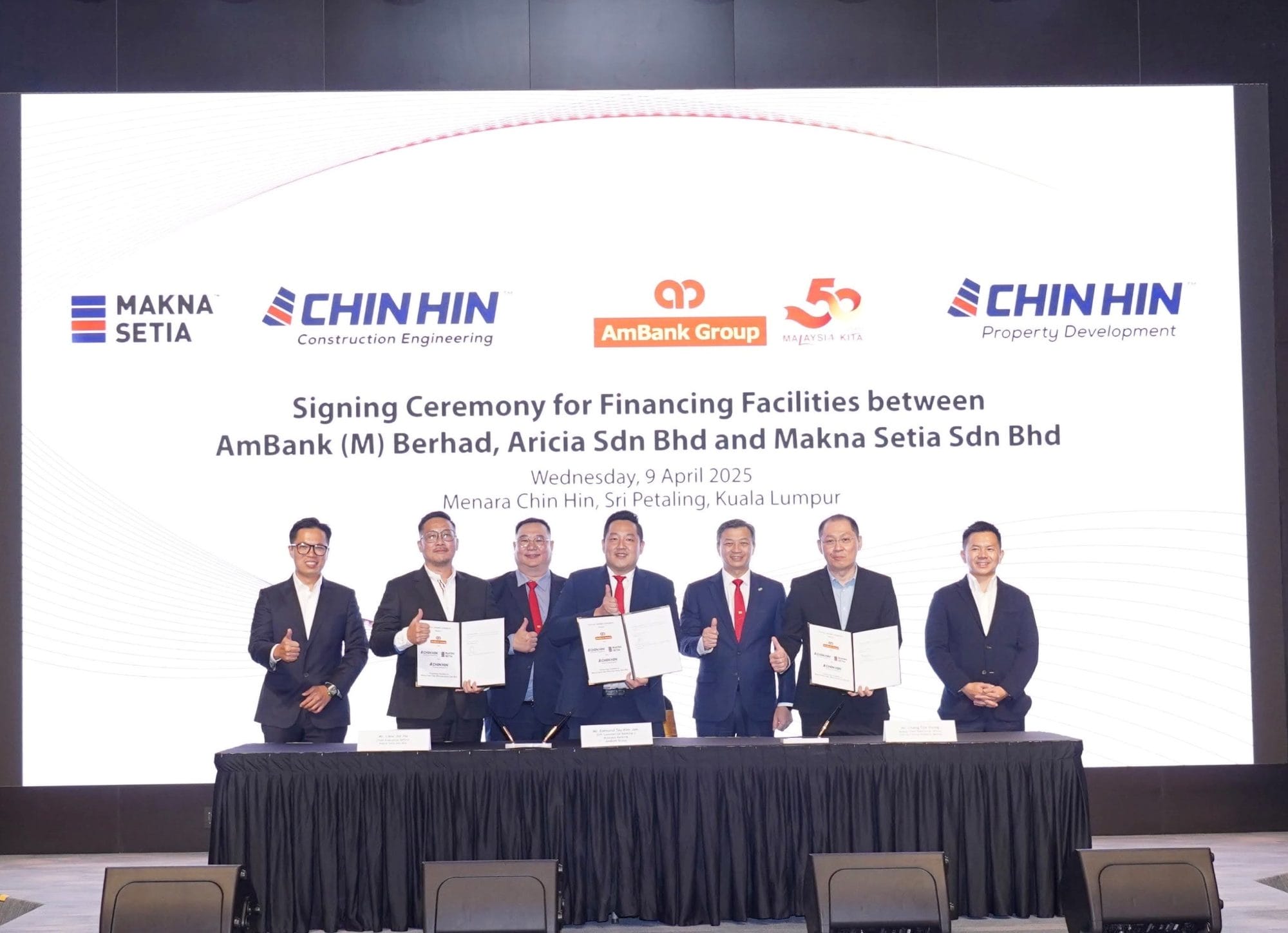 AmBank Grants RM307 Million Financing For Chin Hin's Aricia Project