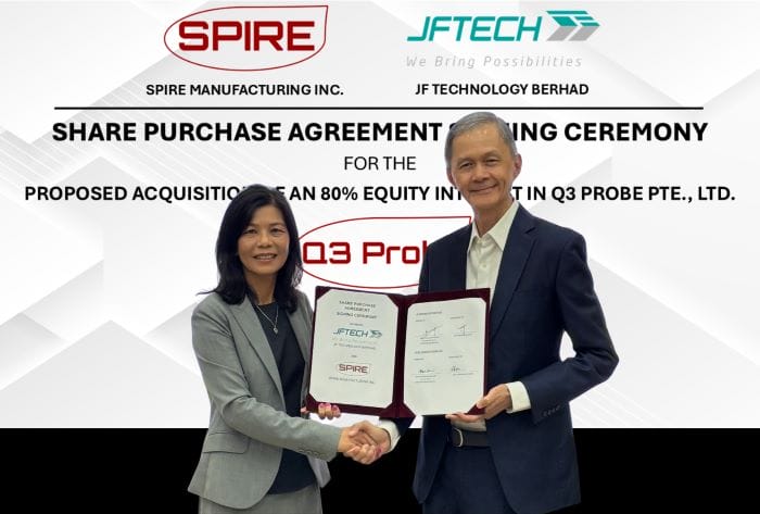 JF Tech Completes Q3 Probe Acquisition, Key To Its Transformation Process