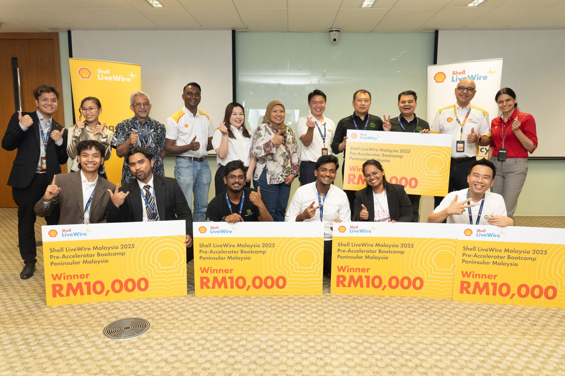 Five Enterprises Level Up For RM30,000 Startup Fund