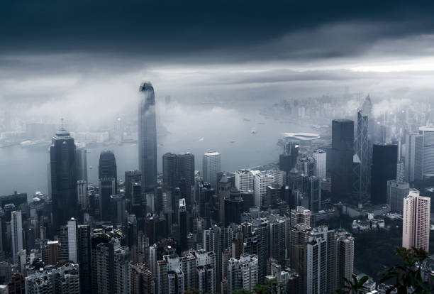Hong Kong Issues Black Rainstorm Warning, Highest Level In Three Tier ...
