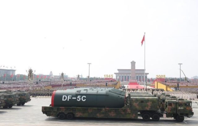 China Showcases Nuclear ICBMs During V-Day Parade
