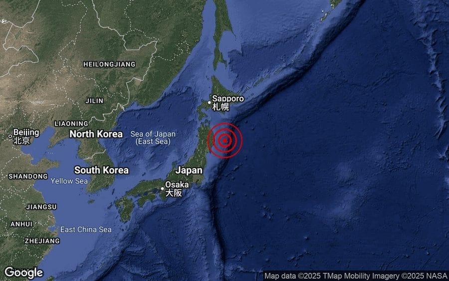 Strong Quake Hits Northeastern Japan, Tsunami Advisory Issued ...
