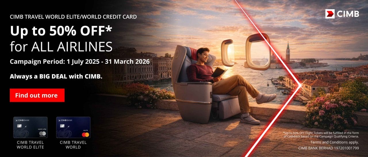 Fly Further with CIMB Travel World Elite and Travel World Credit Card ...