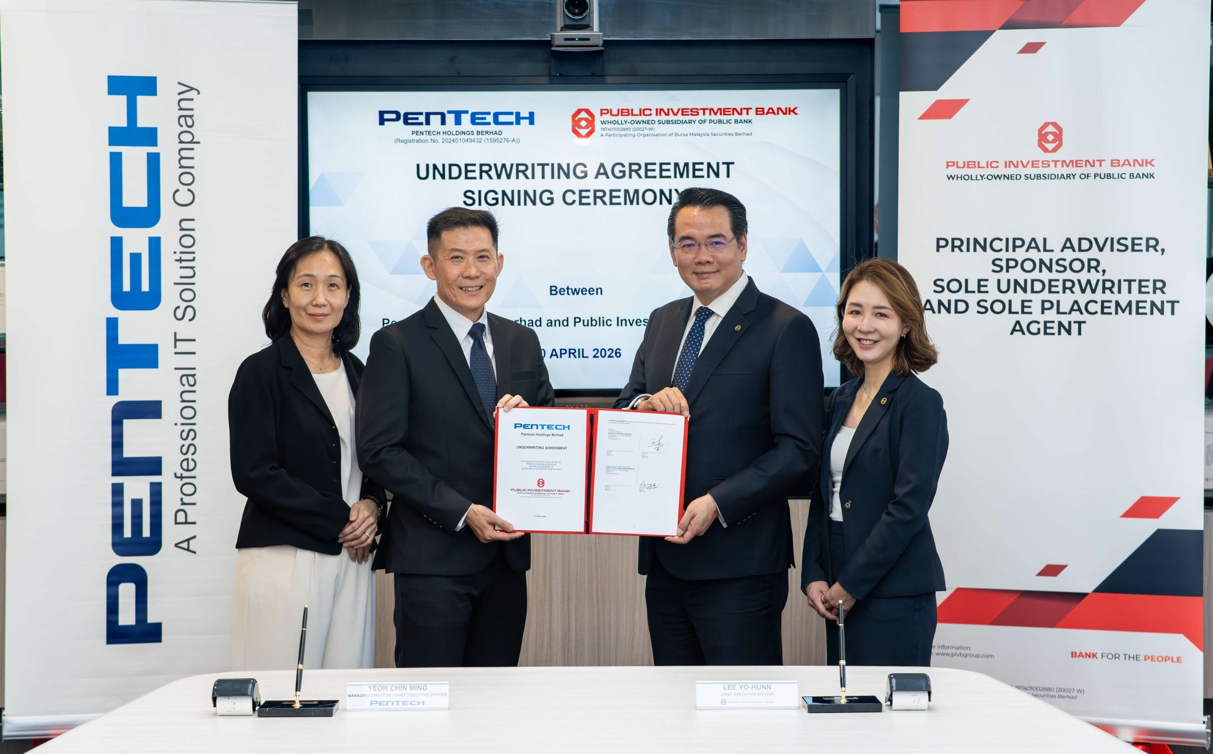 Pentech Inks ACE Market IPO Underwriting Deal With PublicInvest